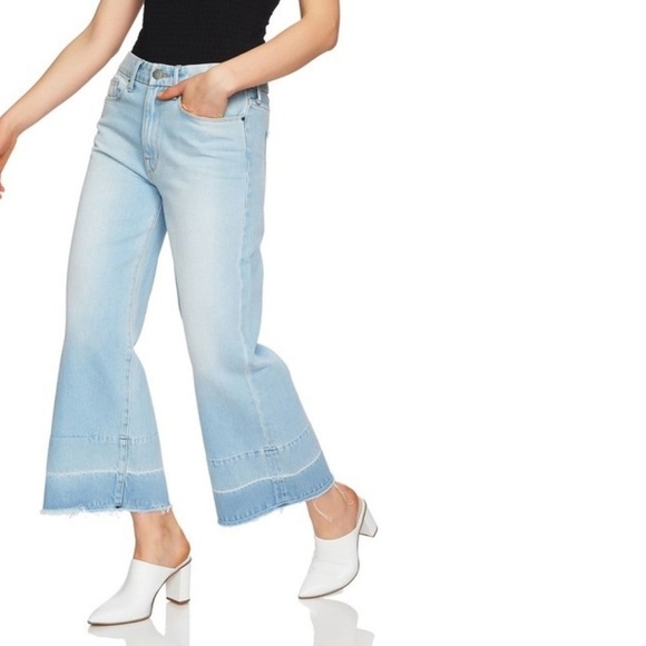 1. State | Jeans | State Released Hem Wide Leg Jeans Corsica Wash P1652 ...